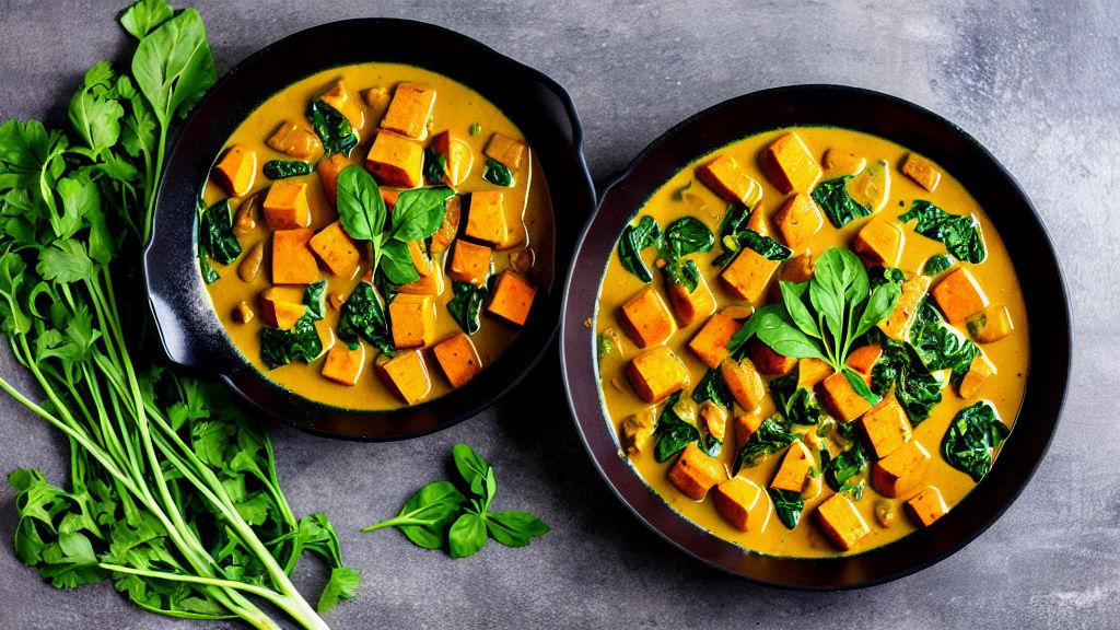 Sweet Potato And Spinach Curry Recipe